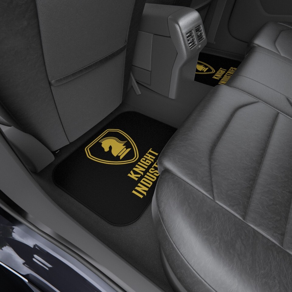 Knight Industries Car Floor Mats, KITT, Knight Rider Themed Car Floor ...