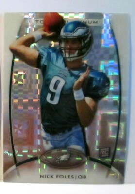 Nick Foles 2012 Topps Platinum Xfractor Refractor Card#103!Eagles QB RC ...