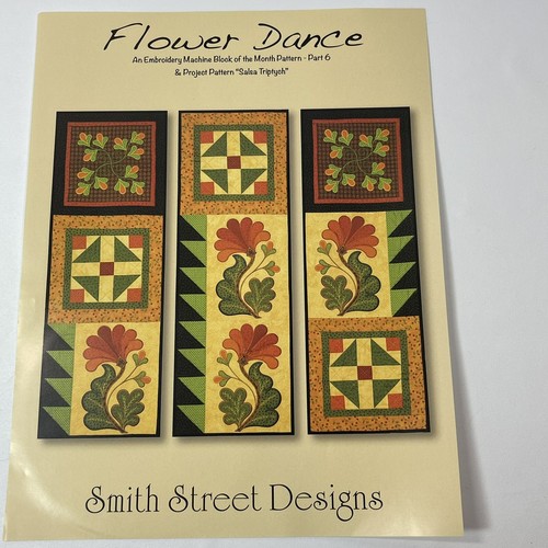 Smith Street Designs Flower Dance Part 6 Machine Embroidery CD | eBay