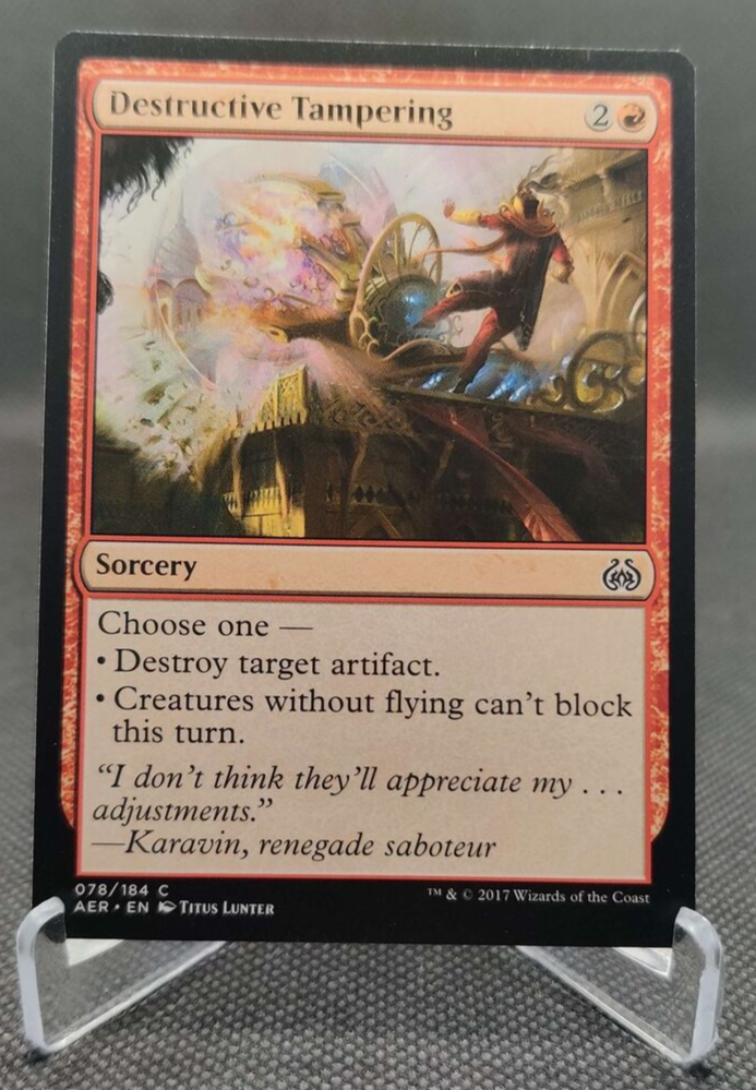 MTG #78 Destructive Tampering Aether Revolt Magic The Gathering card | eBay