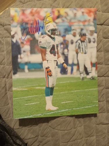 Miami Dolphins Brian Walker signed 8x10 picture with COA | eBay