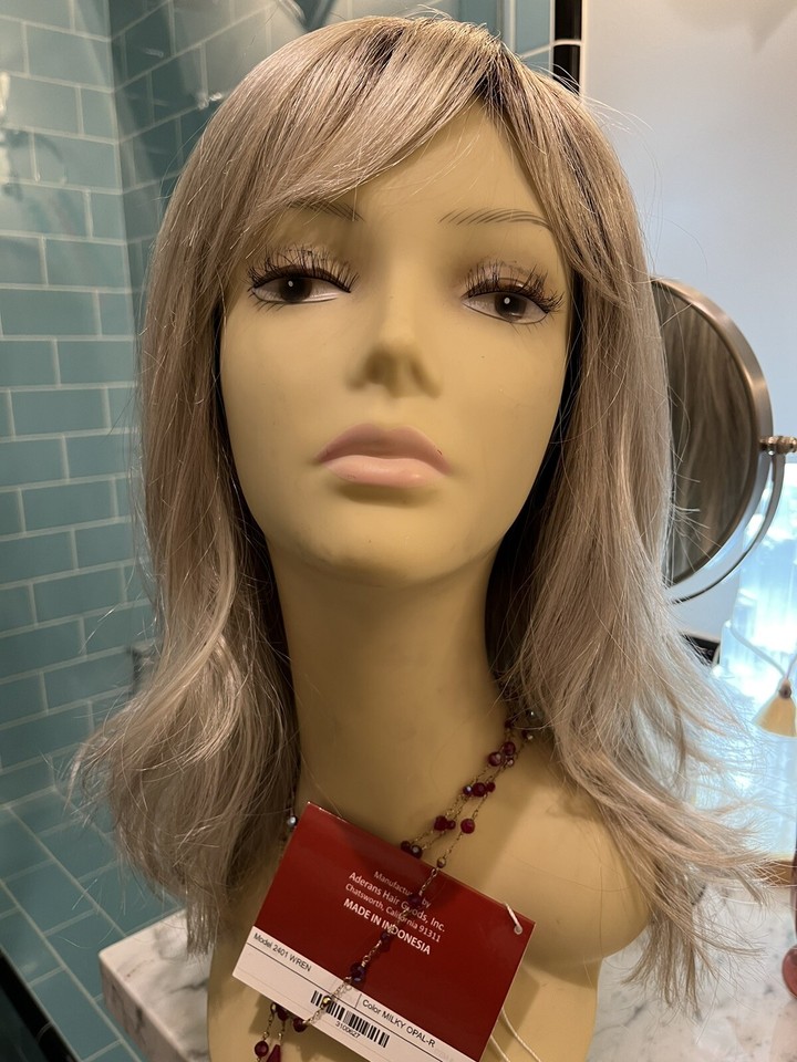 WREN WIG Rene of Paris MILKY OPAL Wear Up Wear Down Pull Back In Pony ...