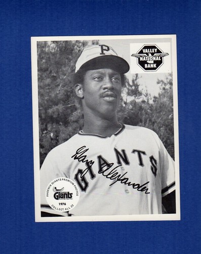 GARY ALEXANDER, Phoenix Giants PCL ~ 1976 VALLEY NATIONAL BANK premium ...