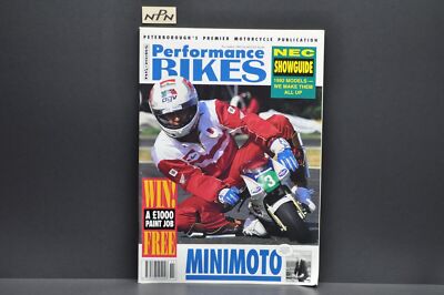 Vtg Performance Bikes Magazine November 1991 Minomoto Motorcycle Racing ...