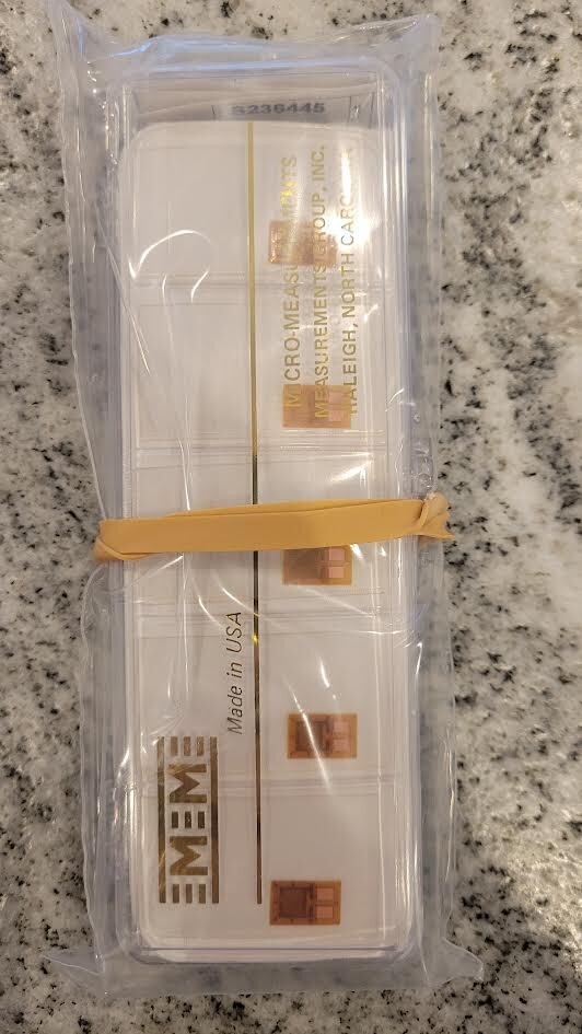 Vishay Micro Measurements Precision Strain Gage CEA-13-125UW-120, 5 ...