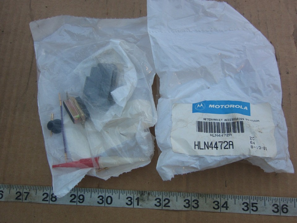 Motorola HLN4472A Mostar Spectra 15 Pin Male Accessory Connector, New ...