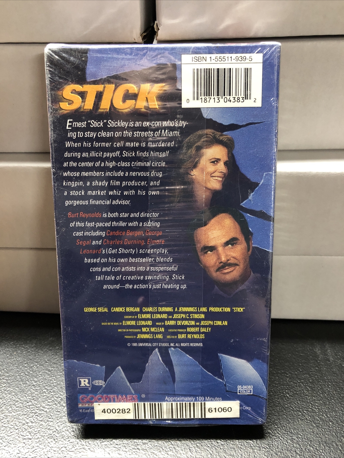 Stick VHS Tape - Burt Reynolds - Candice Bergen - George Segal ...