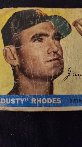 DUSTY RHODES 1955 TOPPS #1 NEW YORK GIANTS | eBay