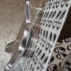 MOON small Vented Aluminum SPINNER CAP w Threaded BUNG vtg Hot Rod auto ...