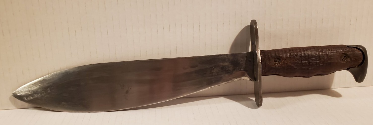 World War I WW1 Bolo Fighting Knife US MOD 1917 Plumb St Louis W ...