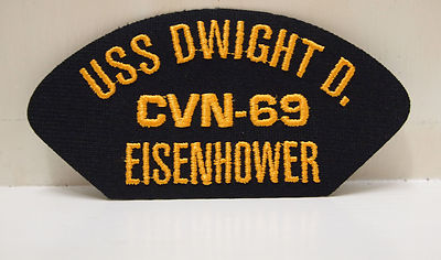 USS Dwight D. Eisenhower Ike CVN - 69 Nimitz Patches Patch USN Navy ...