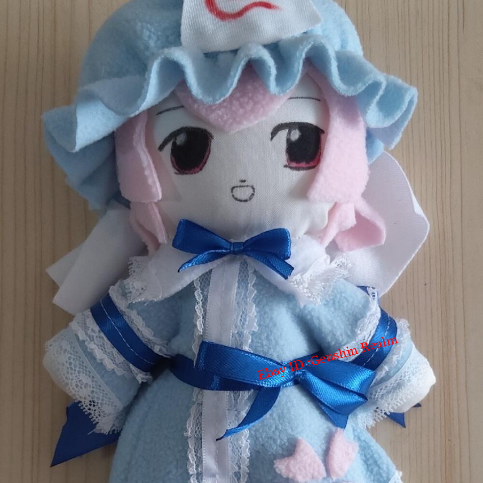 Anime Touhou Project Figure Series Saigyouji Yuyuko Stand Plush Doll ...
