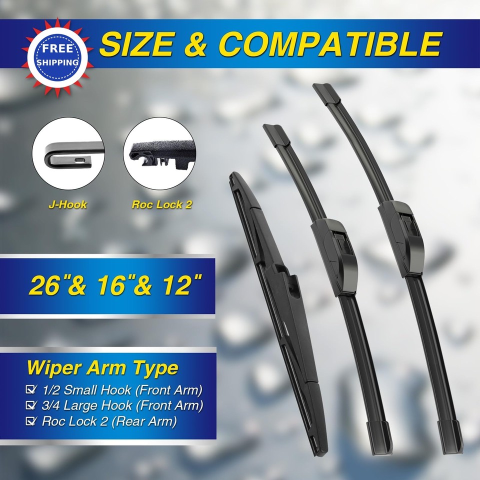 5 PLUS Windshield Wipers Replacement KIA Sorento 2016 2020 HYUNDAI ...