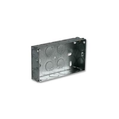 PRO ELEC - MBB2G25 - METAL BACK BOX 2 GANG 25MM | eBay UK