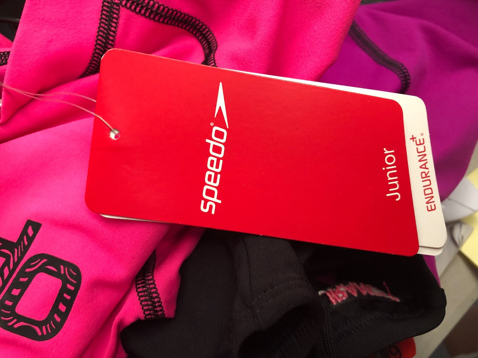 Bright Pink or Purple SPEEDO Endurance Chlorine Resistance Swimmers ...