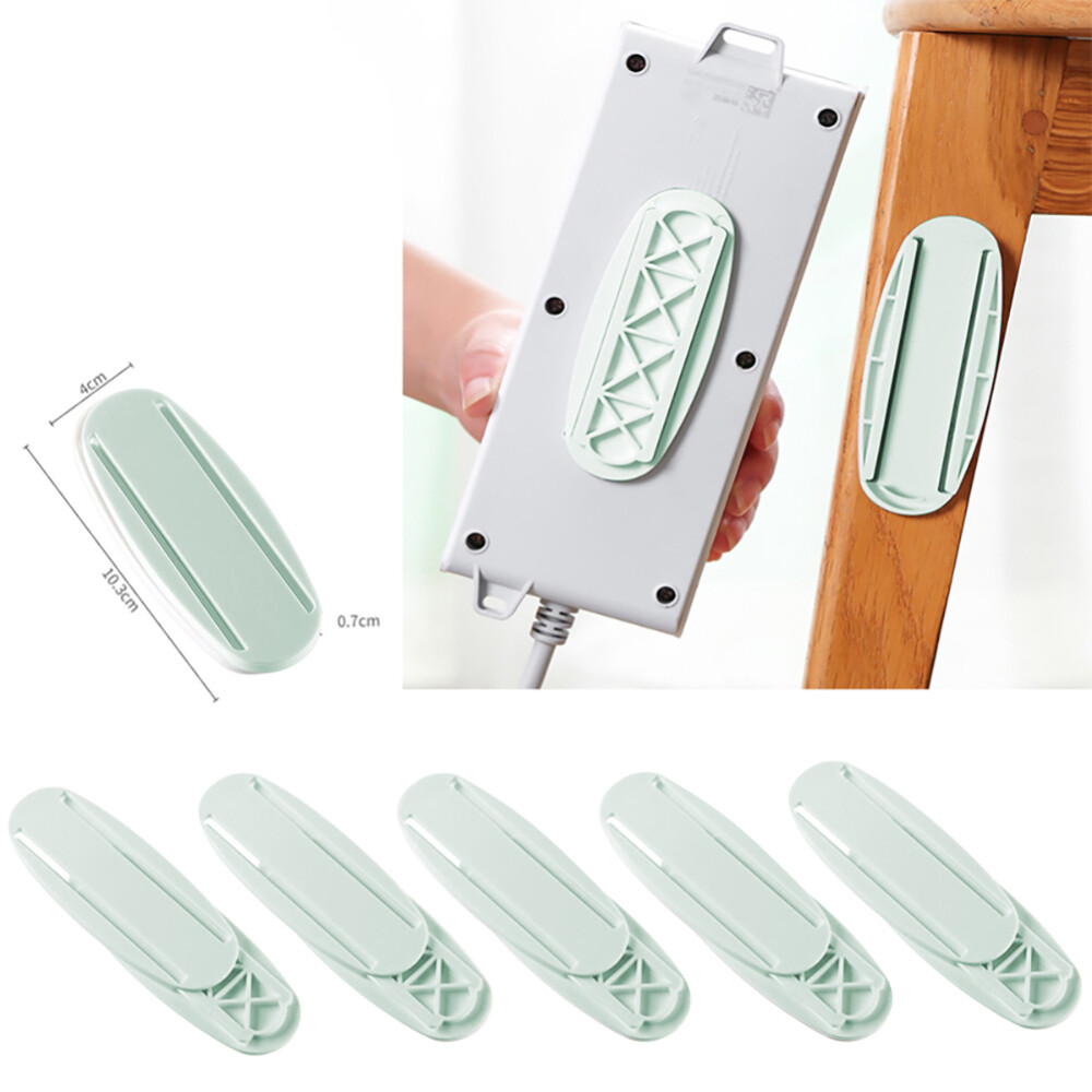 8pc Socket Holder Wall Plug Fixer Sticker Punch-free Power Strip Holder ...