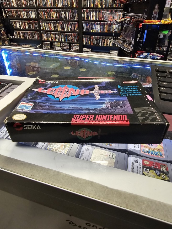 Legend (Super Nintendo | SNES) Authentic With BOX and Cartridge | eBay