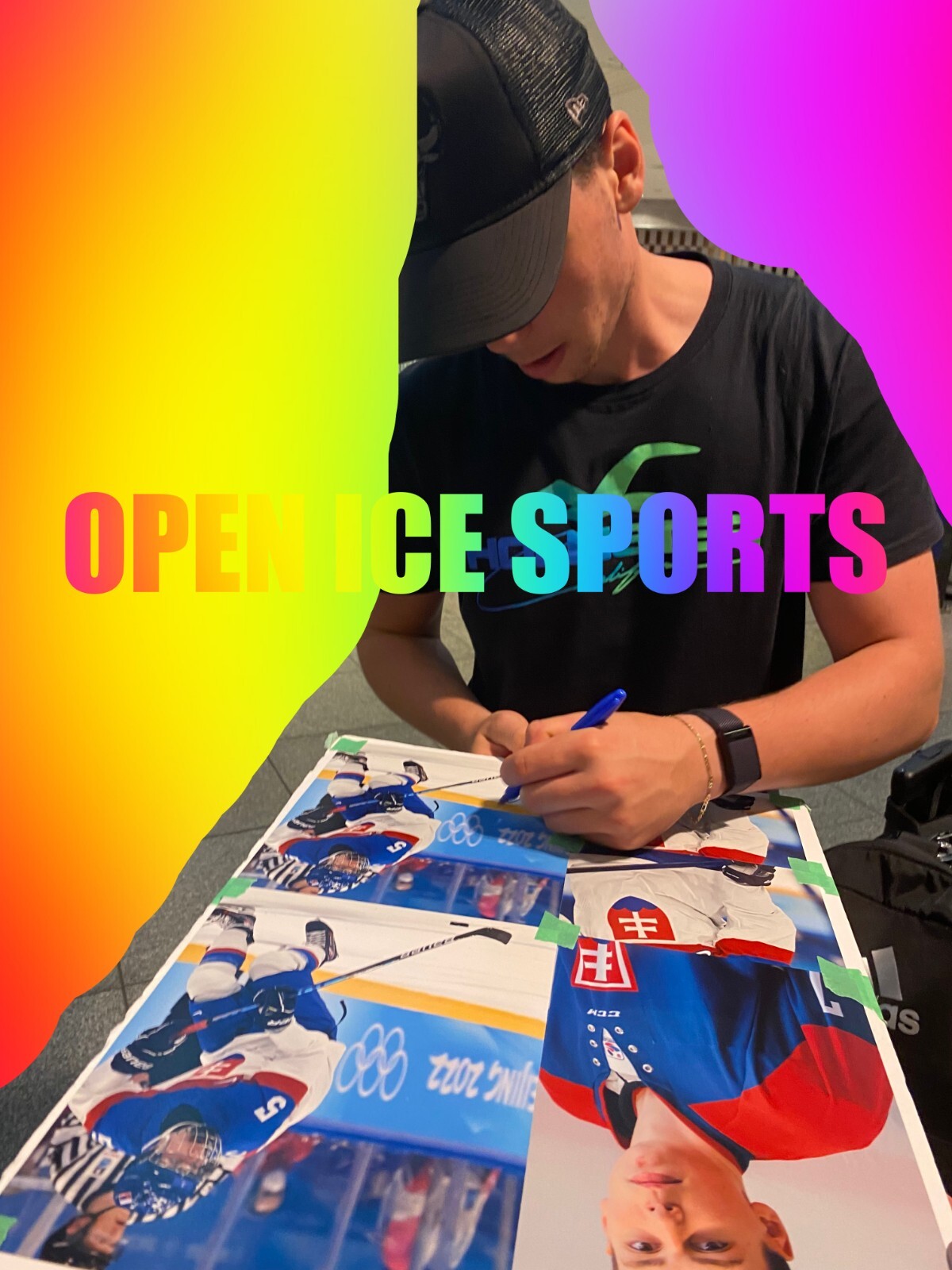 SIMON NEMEC SIGNED SLOVAKIA 8X10 PHOTO NEW JERSEY DEVILS EXACT PROOF #6 ...