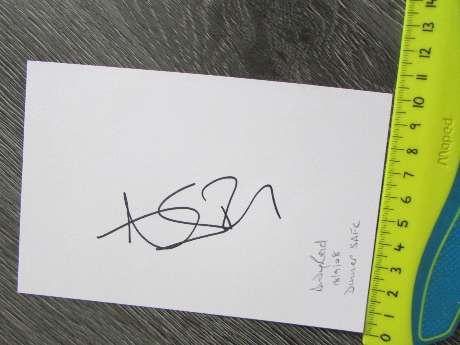 Andy Reid Sunderland & Ireland Football Player Original Hand Signed ...