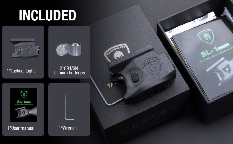 Tactical Flashlight WeaponFor Sig Sauer P365/P365 SAS/P365X/P365XL ...