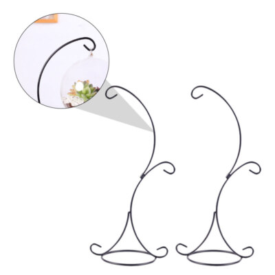 2Pcs ornament display stand planter pots holder hanging planter stand ...