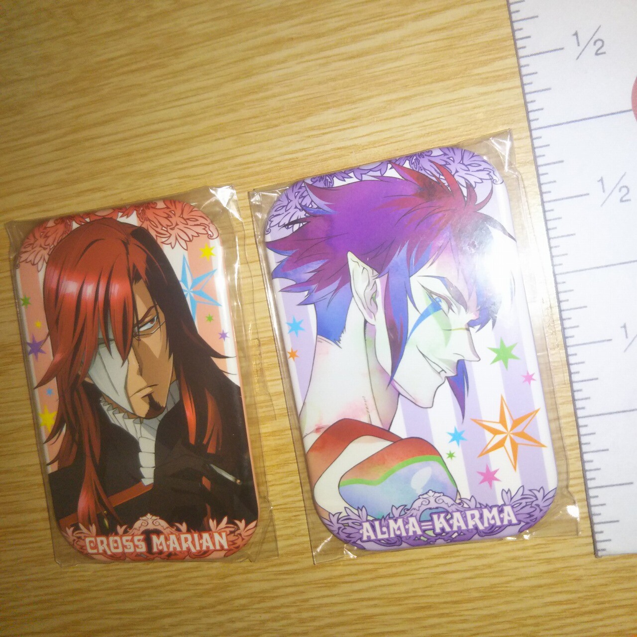 A49620 D.Gray-man Jump Comics Anime Can Badge Alma Karma + Cross Marian ...