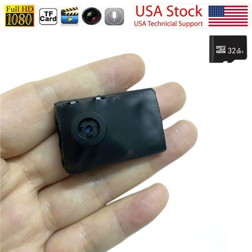 32GB 1080P HD Button Design 4 hour battery micro mini smallest camera ...