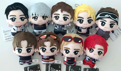 NCT 127 Baddies Plush Doll Chibigurumi Vol. 1 & 2 Complete Set Bandai ...