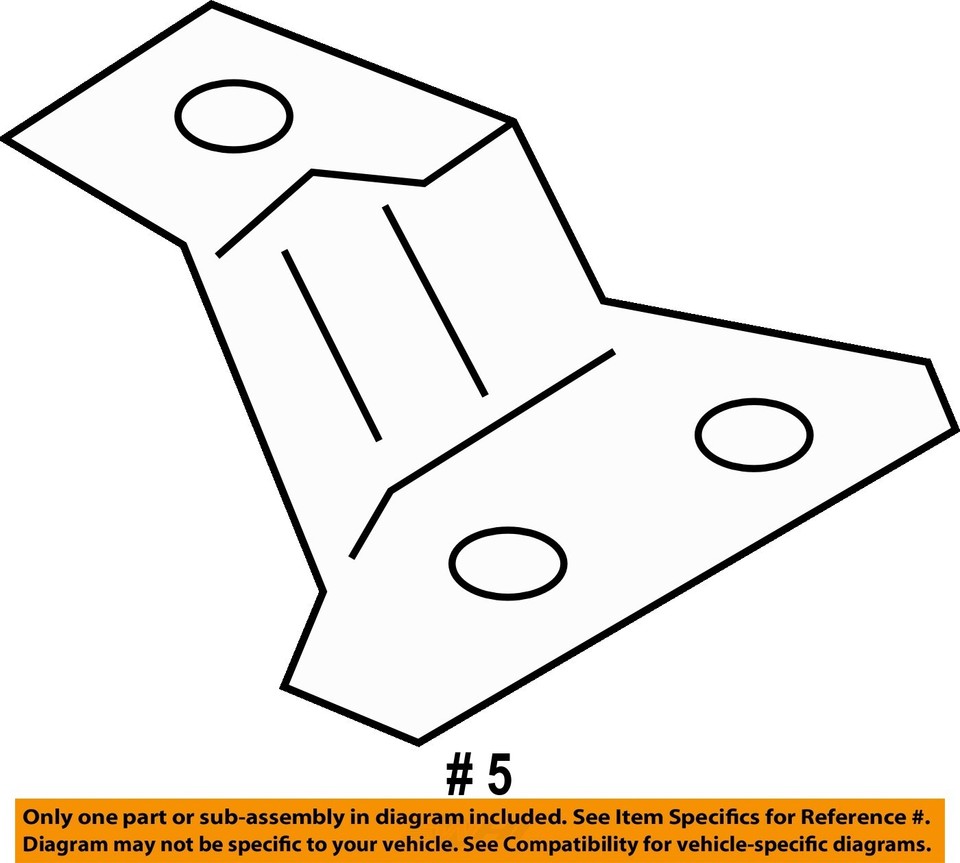 HONDA OEM 18-24 Odyssey Fender Fender Components-Center Bracket 60262THRA00ZZ | eBay