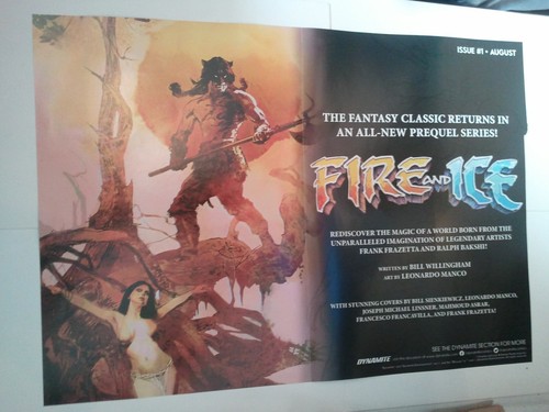 Fire and Ice Promo Poster Frank Frazetta inspired Bill Sienkiewicz Art ...