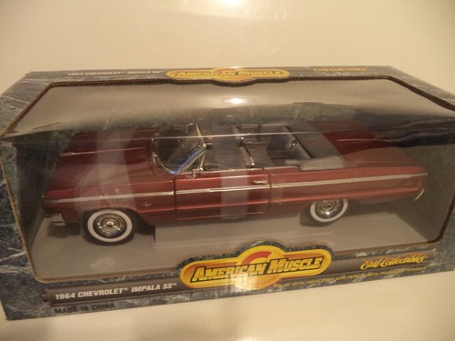 1:18 Scale ERTL American Muscle 7837 1964 Chevrolet Impala SS in box ...