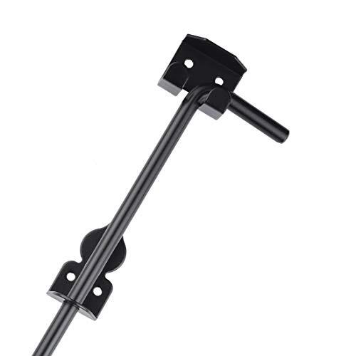 18" Heavy Duty Cane Bolt Gate Drop Rod Wood Fence Steel Drop Hardware ...