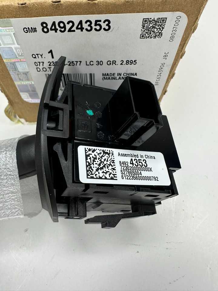 NEW GM OEM 19-23 SIERRA 1500 SHROUD, SWITCH LEVERS- SIGNAL SWITCH GMC ...