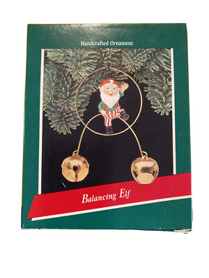 HALLMARK 1989 BALANCING ELF ORNAMENT - NOS | eBay