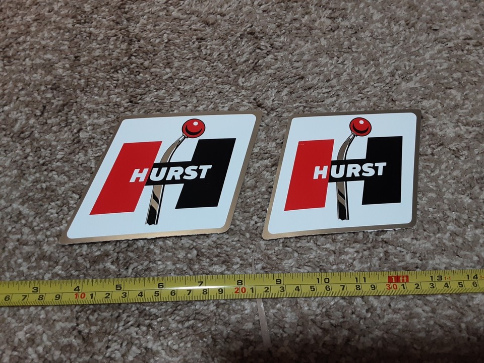 Lot of 2 Vintage Hurst Shifter Racing Decals Stickers NHRA Nascar Hot ...