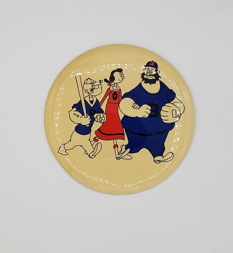Vintage 6" Jumbo Popeye, Olive Oil, and Brutus Pin-back Button | eBay