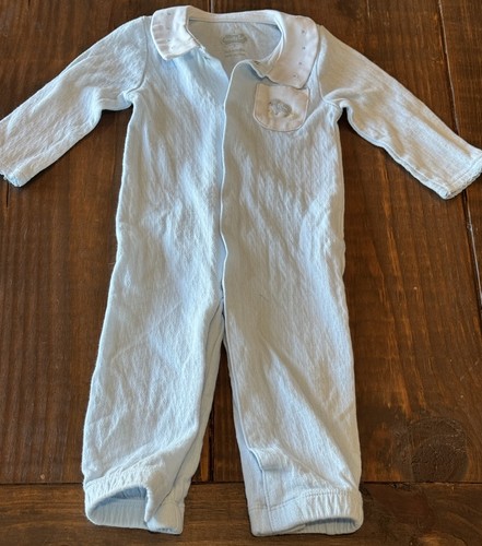 Mud Pie French Knot Lamb Sheep Baby Blue Sleeper 0-3 Months | eBay