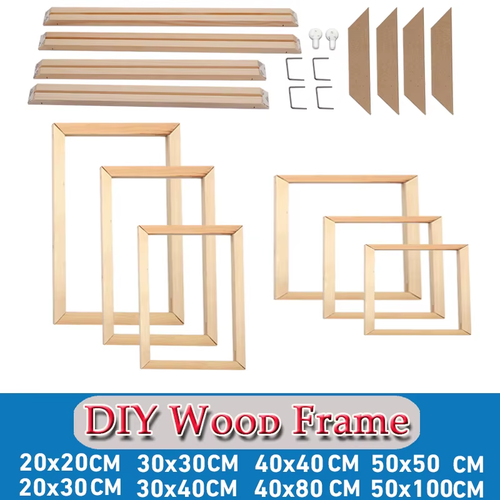 Wood Frame Canvas Painting Wooden Poster Photo Frame 30X45Cm 20X30Cm ...