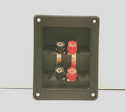 Gold Plated Bi-Amp Speaker Wire Terminal Cup Banana Binding Post | eBay