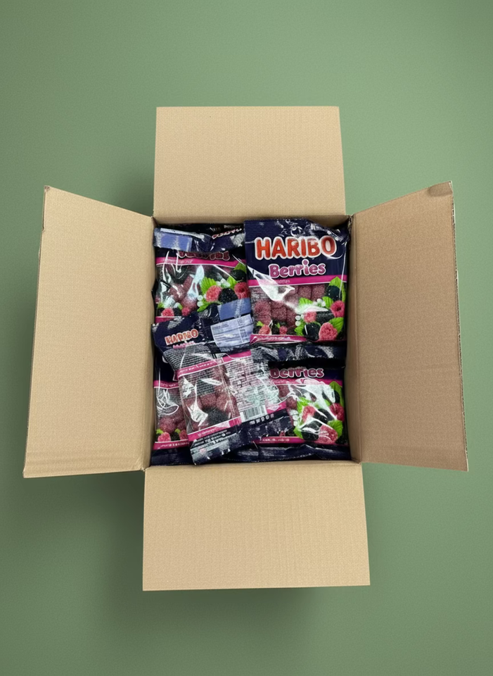 Haribo Gummi Candy, Berries, 80g, Halal, 24 Packs | eBay