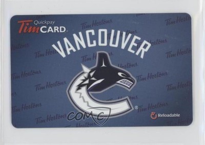2014-19 Tim Hortons Tim Cards Vancouver Canucks Logo (Blue Background ...