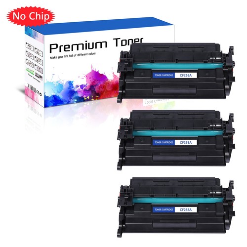 3PK CF258A 58A Toner for HP LaserJet Pro MFP M428 M428dw M428fdn ...