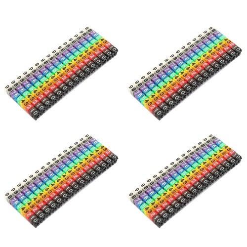 Clip-on String Cable Marker Boxed Plastic Number Number Wire Label Tube ...
