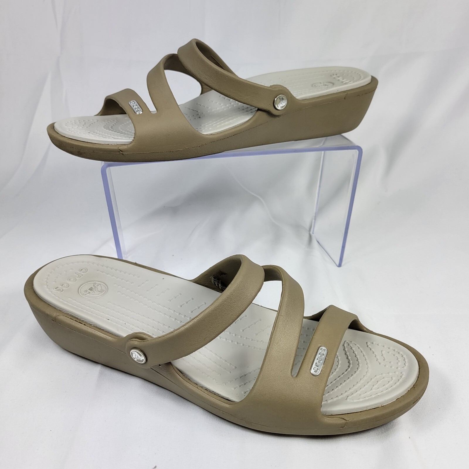 Crocs Patricia Wedge Heel Slide Sandals Women's Size … - Gem