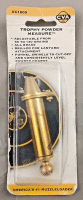 CVA Brass Trophy Powder Measure with Swivel Funnel #AC1609 - New Old ...
