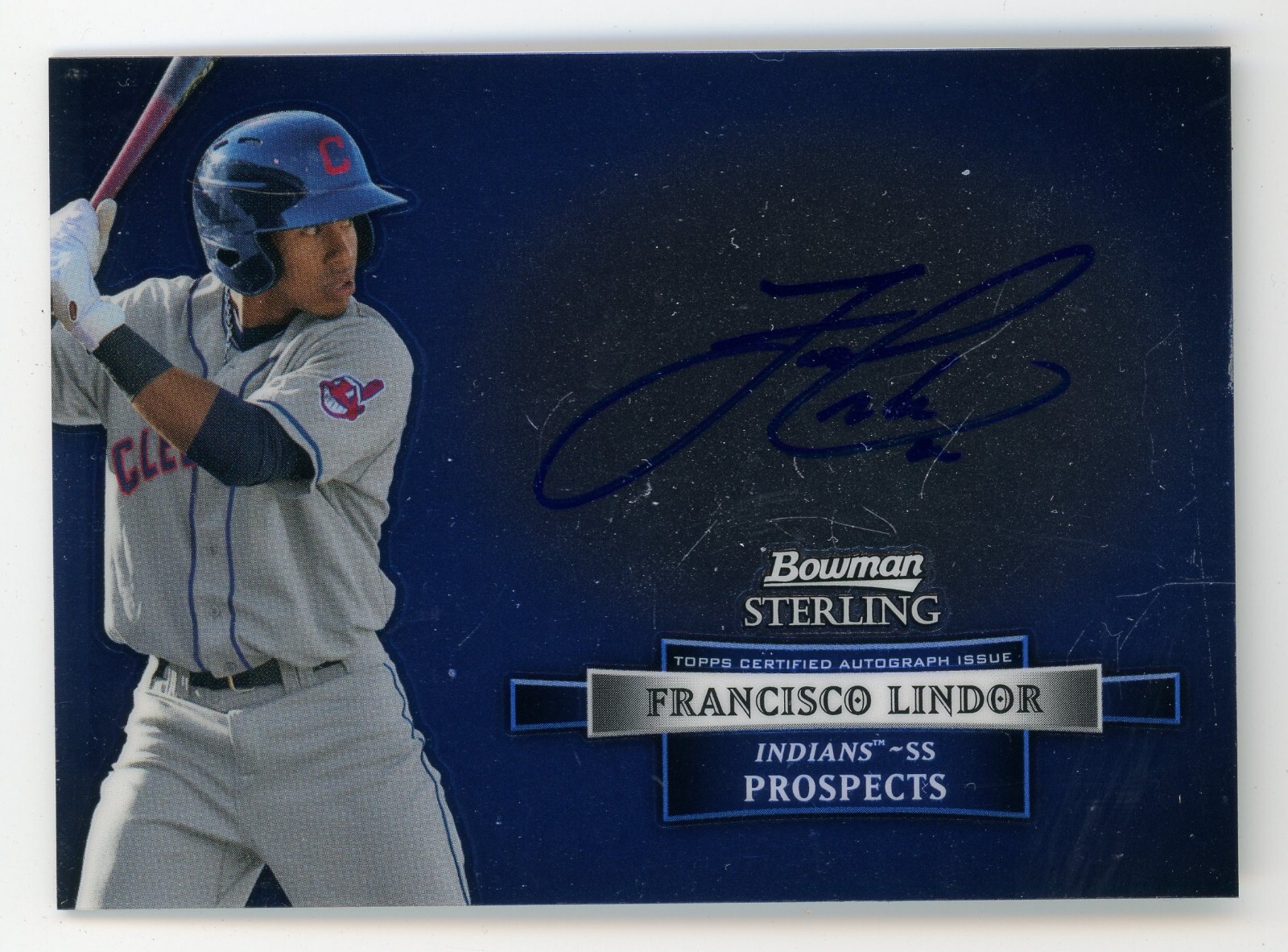2012 Bowman Sterling Francisco Lindor Rookie Auto Autograph Mets | eBay