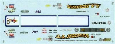 Slixx 1958 LA Hooker Maverick F/C-Dave Condit 1/25 Drag decal | eBay