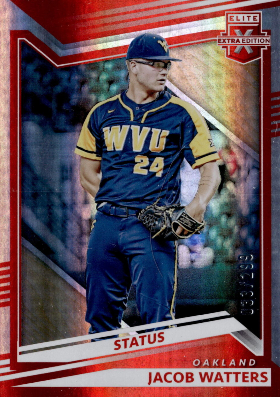 2022 Panini Elite Extra Edition - Status Red #124 Jacob Watters /299 ...