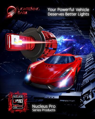 9007 LED Bulb, 360°Adjustable Light 100W 22000LM Extremely Bright 9007 ...