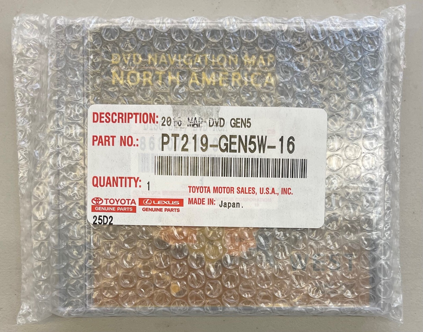 Lexus Navigation DVD Map Update | OE | Factory/OEM